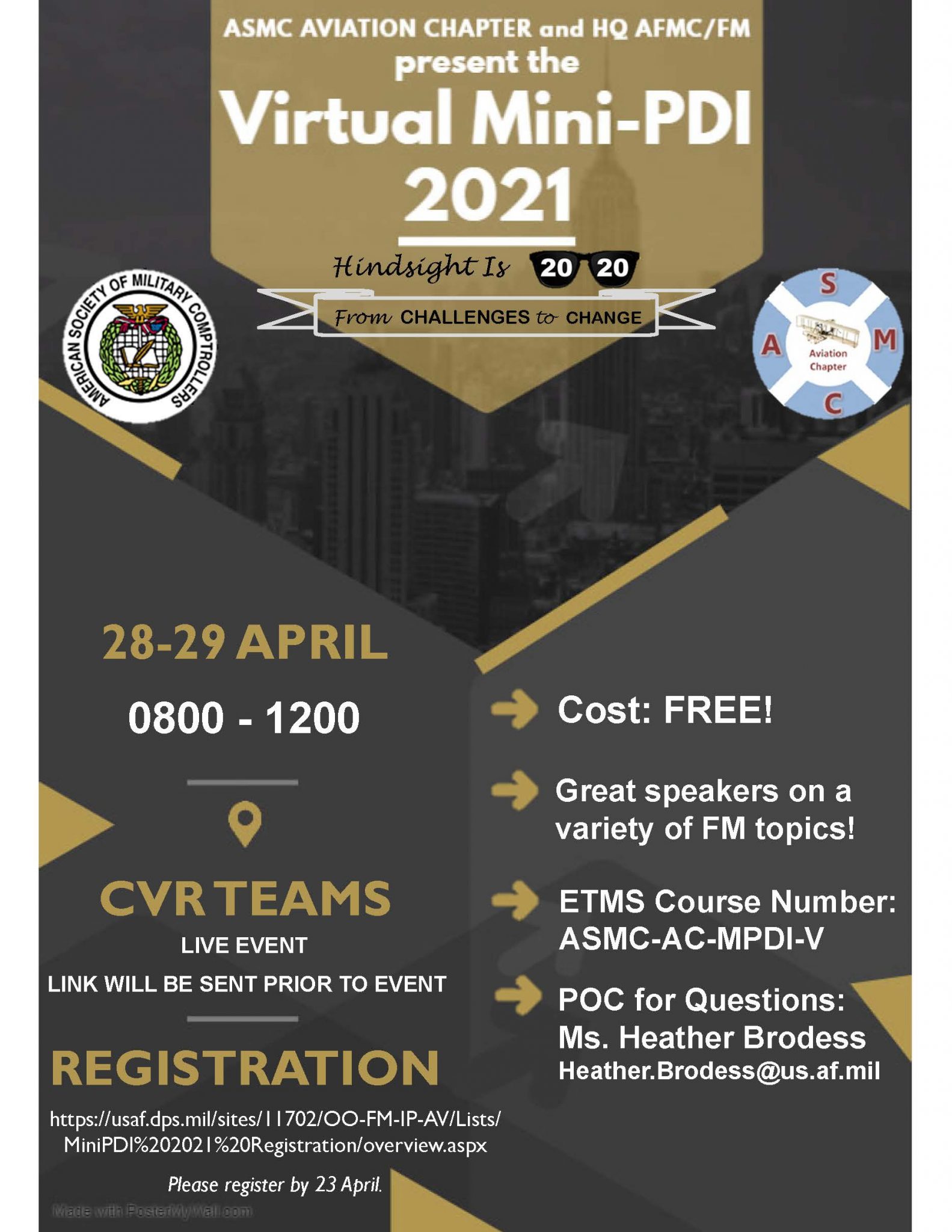 Mini-PDI | Society of Defense Financial Management, Aviation Chapter